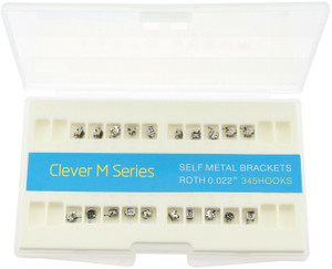 NMD NEXUS MEDODENT DENTAL SELF LIGATING METAL BRACKETS (CLEVER M SERIES ...