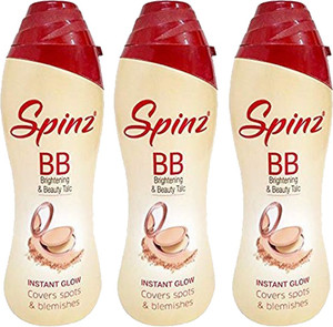 Spinz BB Brightening & Beauty Face Talc 40gm Pack Of 3 - Price in India ...