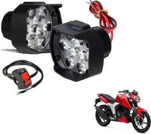 QUIRKY ZONE LED Fog Light for TVS Apache RTR 160, Universal For Bike ...