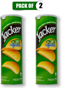 Jacker Potato Crisp Vegetable 160 g : Pack of 2 Chips Price in India ...