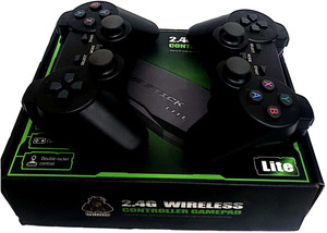 2.4G Wireless Gaming Controller with Game Stick (2 Controller, 1 Game ...