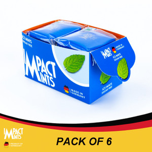 Impact Mints Sugar Free Mints Ice Mints : Pack of 6 Ice Mint Mint Price ...
