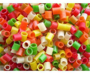 Simply Raw Fryums Ring Size Colorful Ready to Fry Snacks , 400g Fryums ...