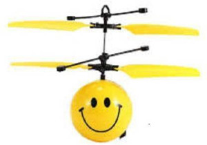 AARYA Smile face emoji helicopter Hand Sensor Flying Smiley Emoji | Toy ...