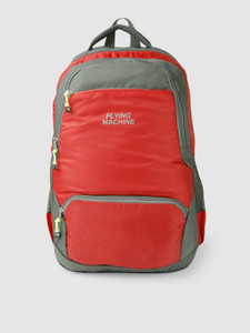 FLYING MACHINE Backpack 23 L Laptop Backpack Orange - Price in India ...