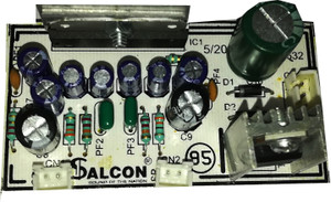Salcon Electronics TDA 6283 with 7805 Stereo Circuit Board Amplifier ...