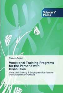 Vocational Training Programs for the Persons with Disabilities: Buy ...