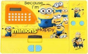 Flipkart.com | KRH STORE Minions Pencil Box with Calculator cartoon ...