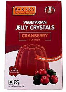 Bakers Vegetarian Jelly Crystals Cranberry Flavour 90 g Price in India ...