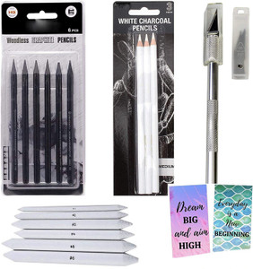 Flipkart.com | SKYGOLD WOODLESS GRAPHITE STICKS SET OF 6 ,WHITE ...