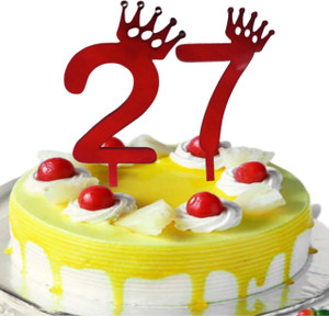 Naveen cake topper for birthday/anniversary cake decoration number 27 ...