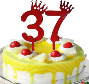 Naveen cake topper for birthday/anniversary cake decoration number 37 ...