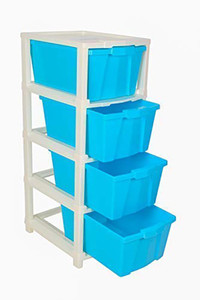 QUISTAL Heavy Plastic Modular Drawer System For Home, Office, Kitchen ...