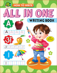 All In One Writing Book With Games And Activities(English,Hindi,Maths ...