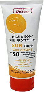 SKIN DOCTOR Sunscreen - SPF 50 PA+++ FACE & BODY SUN PROTECTION CREAM ...