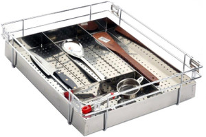 SMART SLIDE Cutlery Kitchen Rack Steel 19 x 20 x 4 Inch Cutlery tray ...