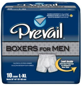 Prevail Boxers for Men Adult Diapers - L - Buy 40 Prevail Air Permeable ...
