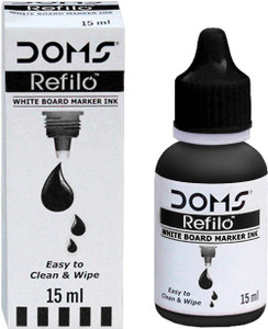 DOMS Whiteboard Marker Ink Black 15 ml Marker Refill Price in India ...