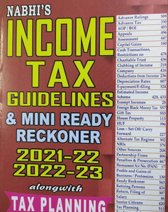 Income Tax Guidelines And Mini Ready Reckoner Fy 2020-21 And 2021-22 ...