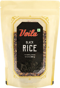 VOILA BLACK RICE Black Black Rice (Medium Grain, Raw) Price in India ...