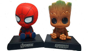 Daiyamondo Avenger Spider Man With Gurdian Of Galaxy Groot Big Size ...