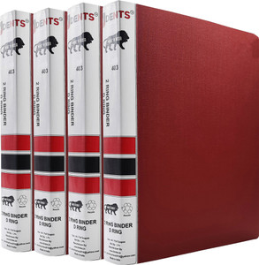Flipkart.com | JDENTS Plastic Ring Binder File 2D Full Scape Size Tough ...