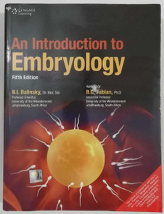 An Introduction to Embryology 5th Edition: Buy An Introduction to ...
