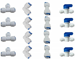 Aameria RO 1/4" OD Quick Connect Push in to Connect for RO Water R O ...