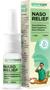 GREEN CURE Nasorelief Herbal Relief from Nasal Congestion, Allergies ...