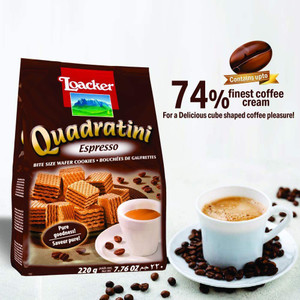 LOACKER Quadratini Espresso No.1 In Italy Waffles 220g Waffles Price in ...