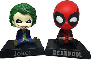 Daiyamondo Blue Joker With Deadpool Big Size Bobble Head - Action ...