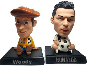 Daiyamondo Woody With Football Player Ronaldo Big Size Bobble Head ...