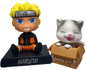 Daiyamondo Japanese Character Naruto With Lucky cat Big Size Bobble ...