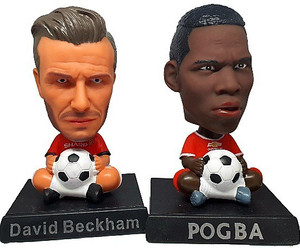 Daiyamondo David Beckham With Football Player Pogba Big Size Bobble ...