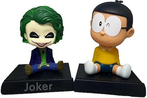 Daiyamondo Blue Joker With Japanese Cartoon Nobita Big Size Bobble Head ...