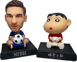 Daiyamondo Football Player Messi With Shin Chan With Dog Big Size ...
