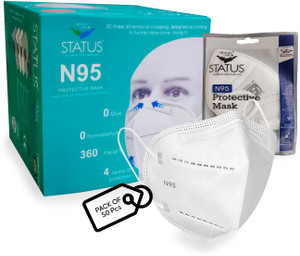 STATUS WHO/ISI/CE/DRDO/BIS Approved N95 Mask For Protection from ...