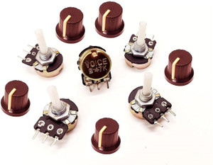 ERHIndia (Pack of 5) 47k Volume Control Variable Resistor Potentiometer ...