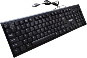 Intex USB Keyboard IT-KB333 Wired USB Standard Desktop Keyboard ...