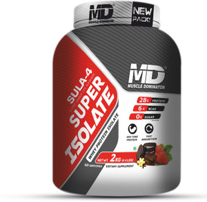 Muscle Dominator Sula-4 Series, Super Isolate, Whey Protein Isolate, No ...