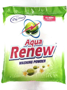 Aqua Renew Oxy Blue Detergent Powder 1 kg Detergent Powder Price in ...