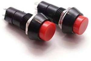 CyberSupreme Pack of 2 Switches On/Off 2 pin Push Button Horn Switch ...