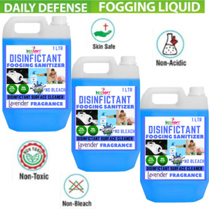 ECOSOFT AYURVEDA Disinfectant Fogging Sanitizer solution Liquid 3 Litre ...
