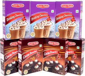 Five Star 4 Cocoa Powder (50g x 4) 3 Drinking Chocolate (100g x 3 ...