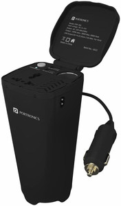 Portronics CarPower One Portable 200W Car Inverter (POR-003, Black) Car ...