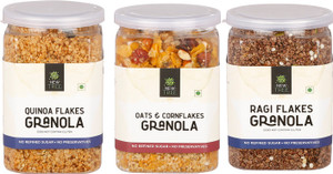 NEW TREE Combo Pack of Quinoa Flakes Granola || Ragi Flakes Garnola ...