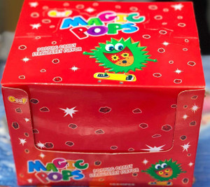 Magic Pop Popping Candy Strawberry Flavor, 40 Pouches Box Strawberry ...