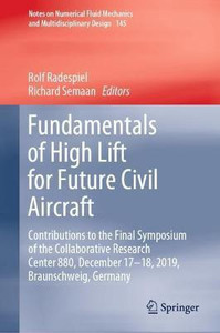 Fundamentals of High Lift for Future Civil Aircraft: Buy Fundamentals ...