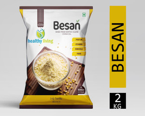 healthy living PREMIUM BESAN RICH IN PROTEIN, VITAMINS, MINERALS AND ...