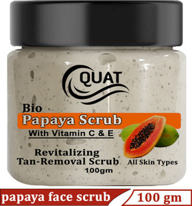QUAT Advance Bio Papaya Scrub With Vitamin C & E Revatalizing Tan ...